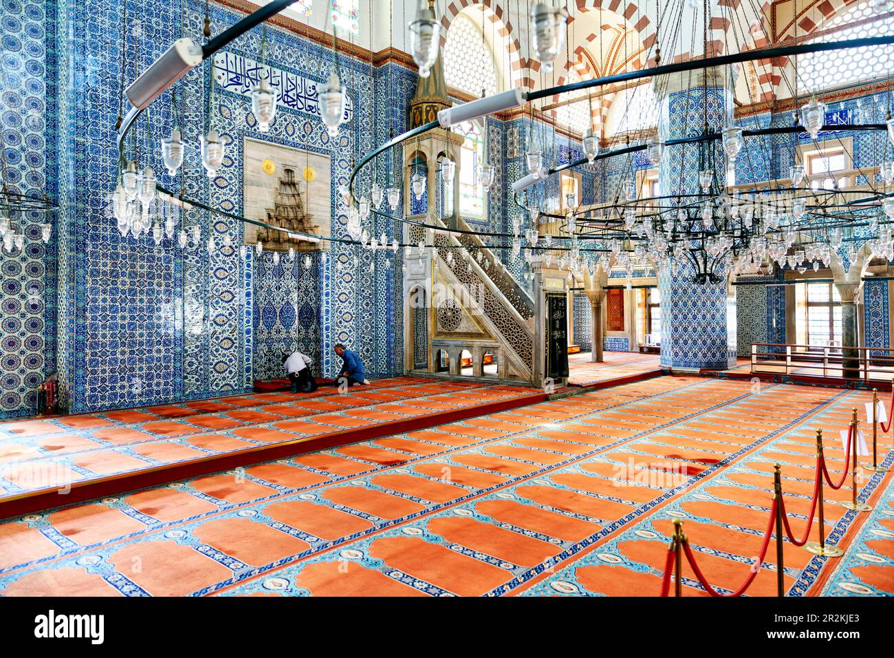 Istanbul Turkey. Rüstem Pasha Mosque Stock Photo - Alamy