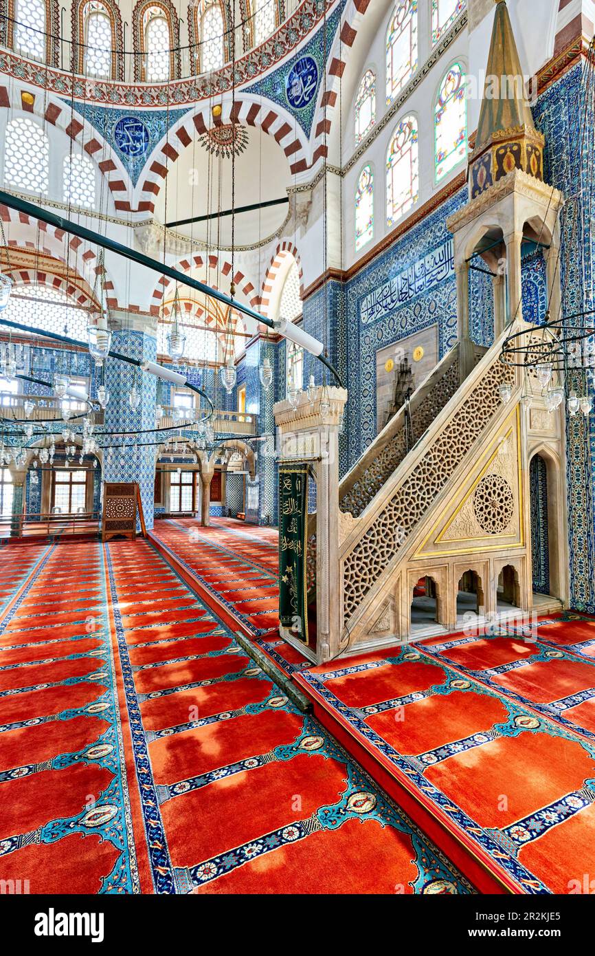 Istanbul Turkey. Rüstem Pasha Mosque Stock Photo - Alamy