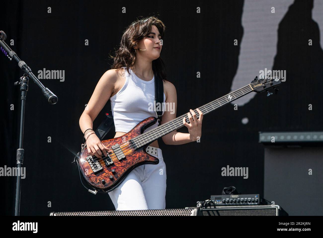Alejandra Villarreal of The Warning performs at the Welcome To ...