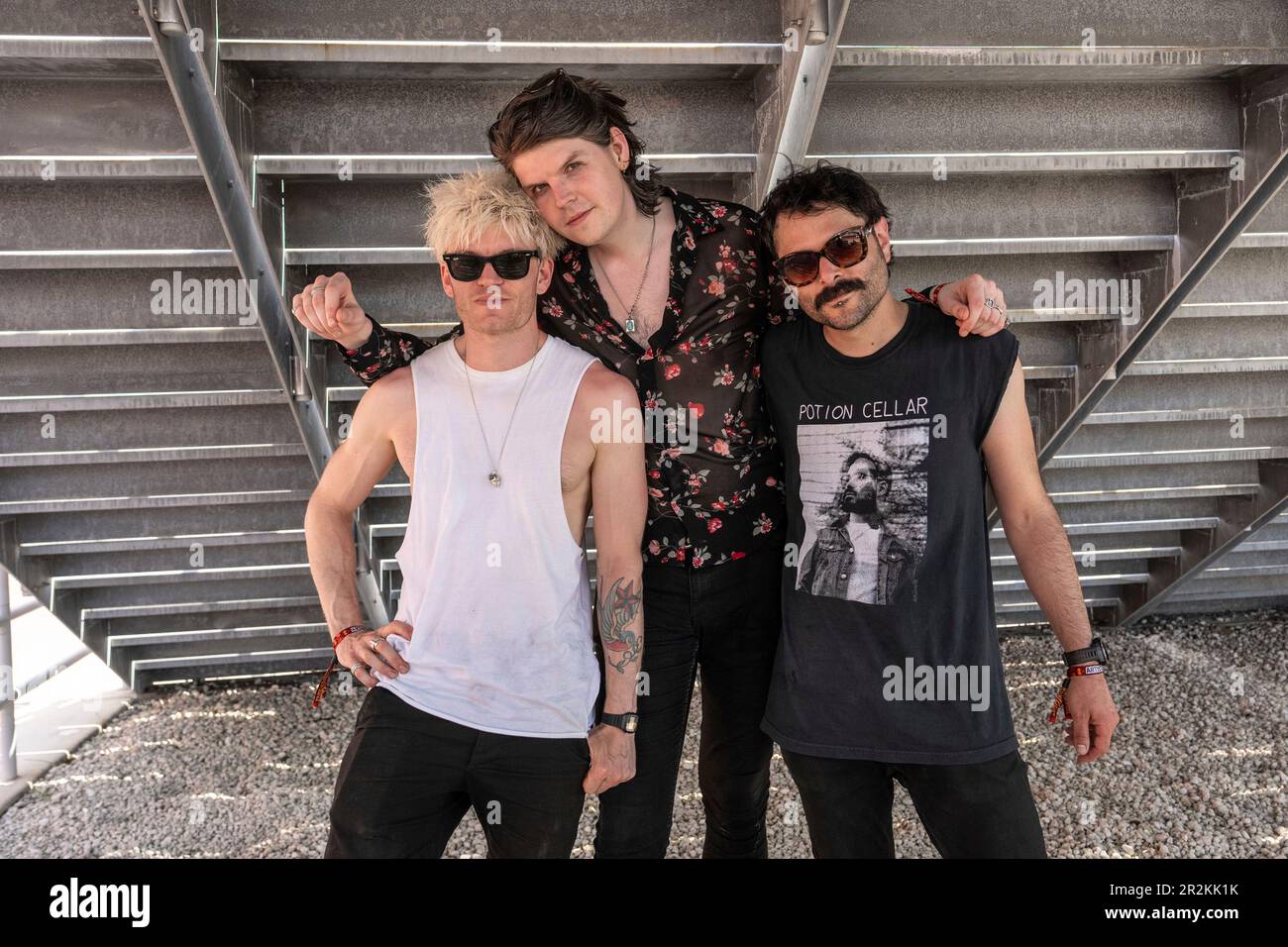 James Allix, left, Jamie Stephen Hall, and Jimi Wheelwright of Tigercub ...