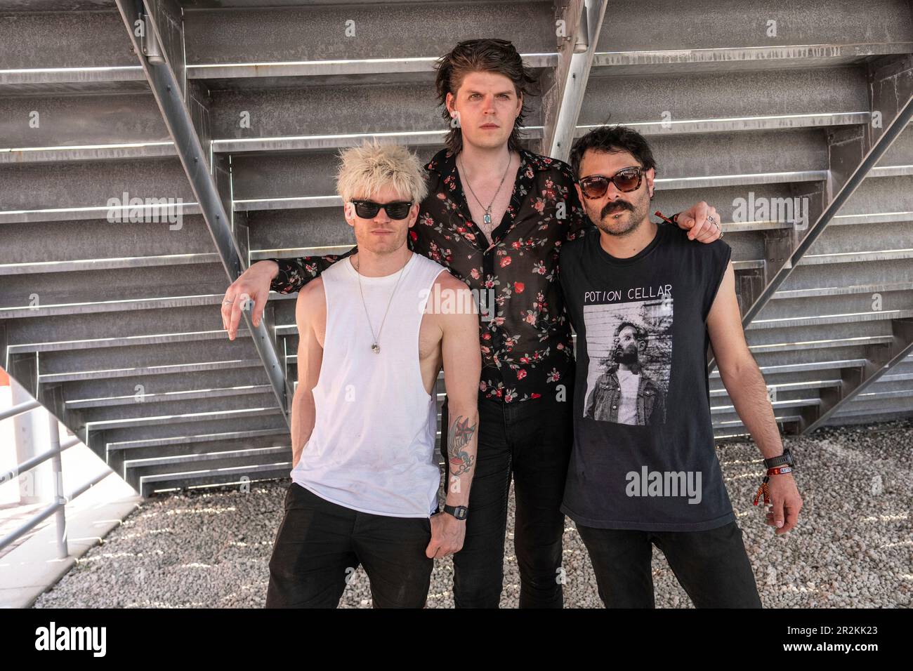James Allix, left, Jamie Stephen Hall, and Jimi Wheelwright of Tigercub ...