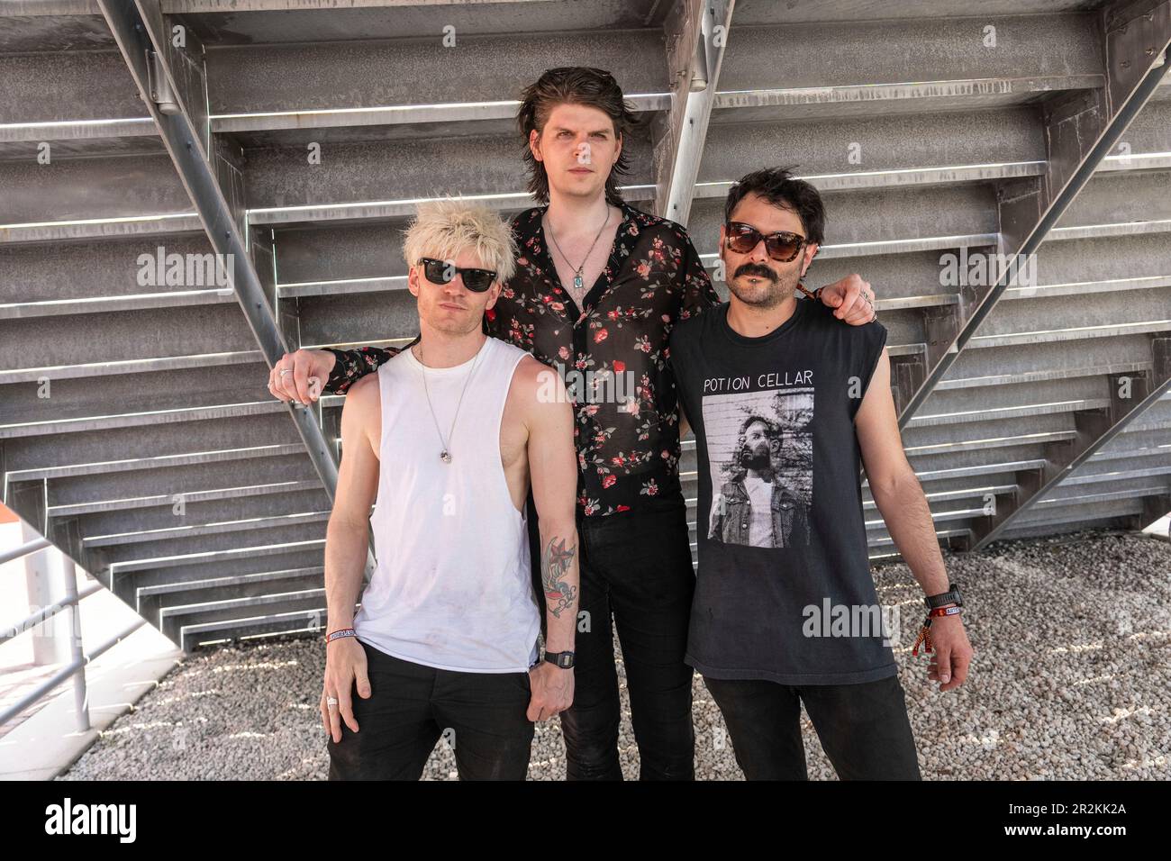 James Allix, left, Jamie Stephen Hall, and Jimi Wheelwright of Tigercub ...