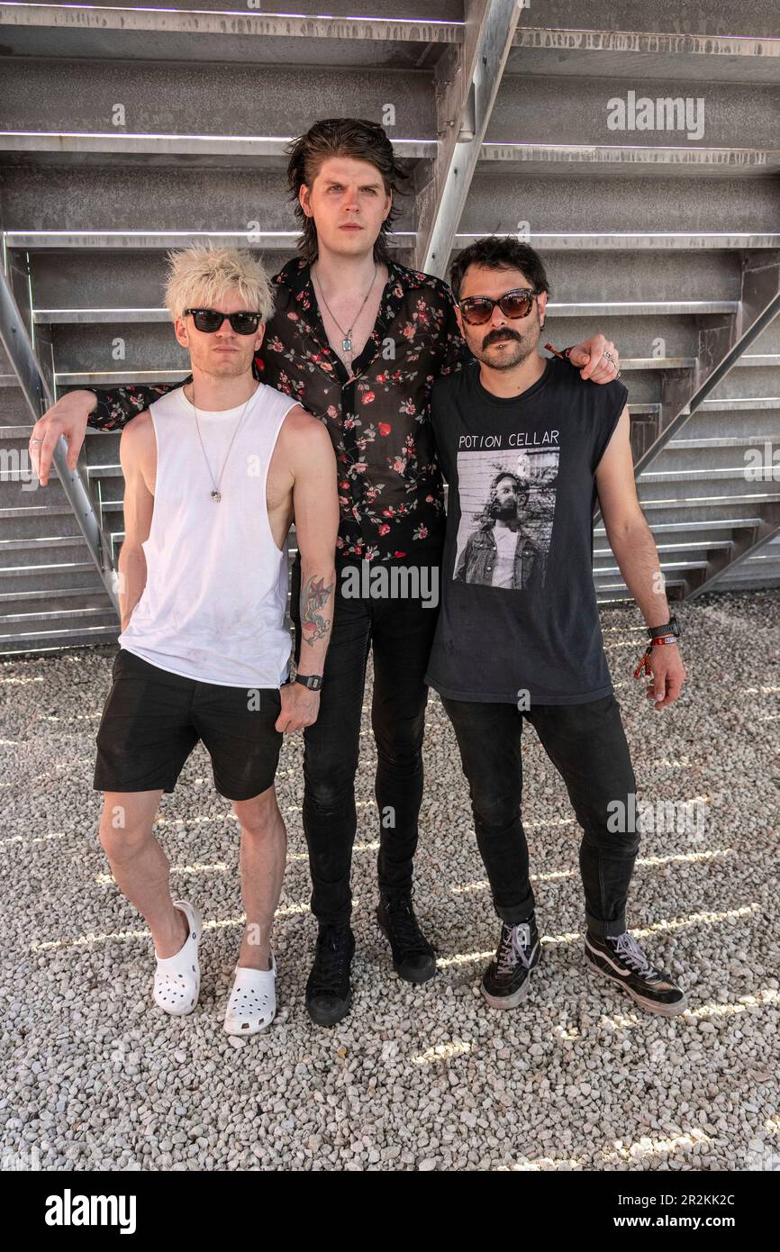 James Allix, left, Jamie Stephen Hall, and Jimi Wheelwright of Tigercub ...