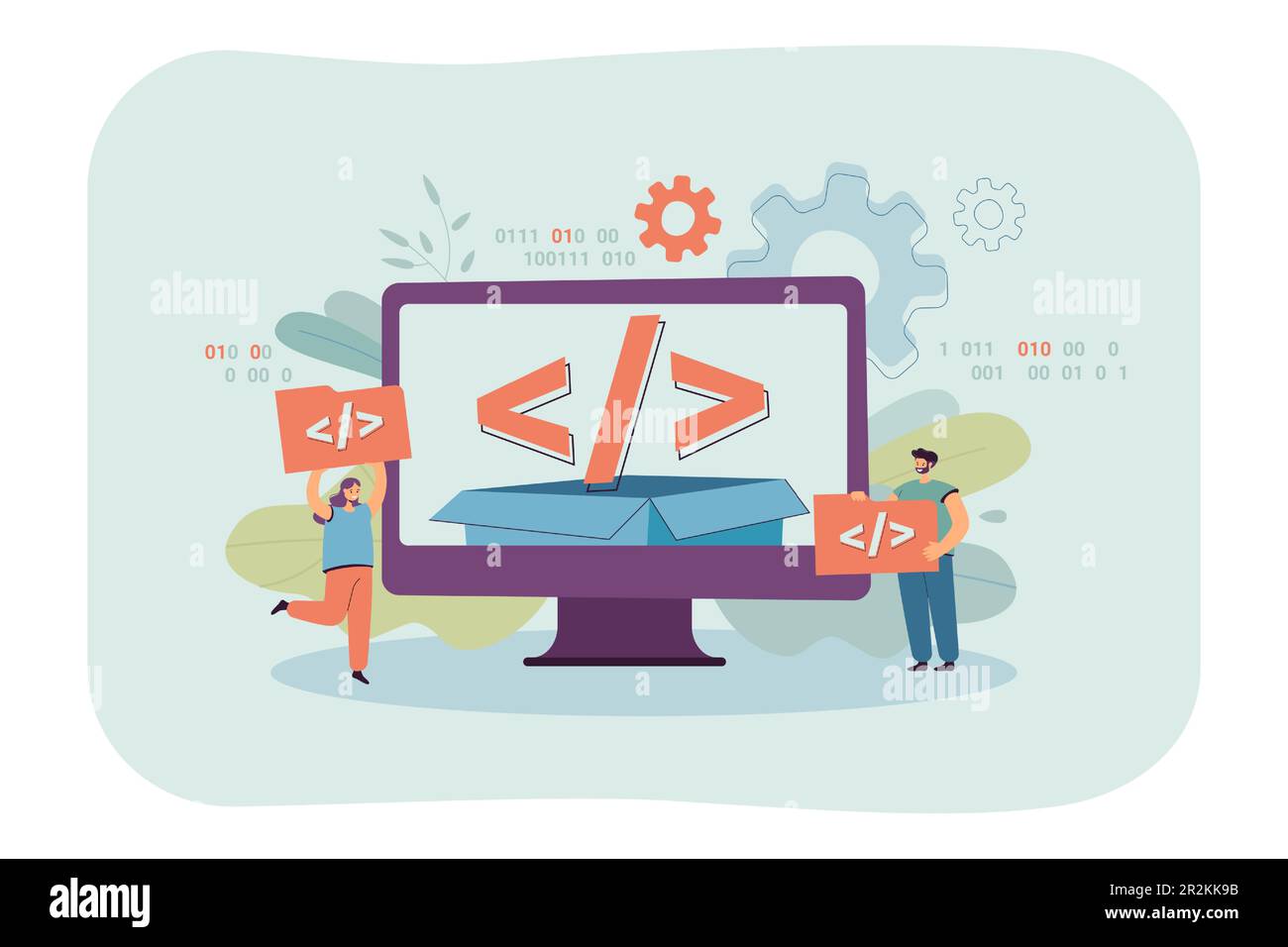 Open source code symbol Stock Vector Images - Alamy