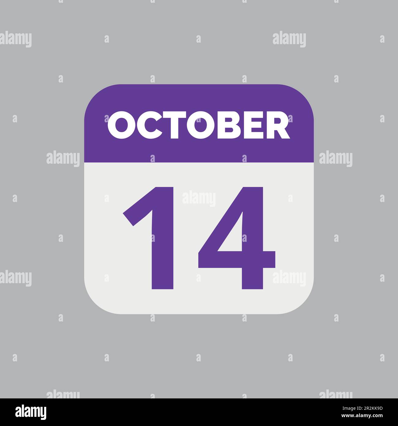 14 calendar Stock Vector Images - Alamy