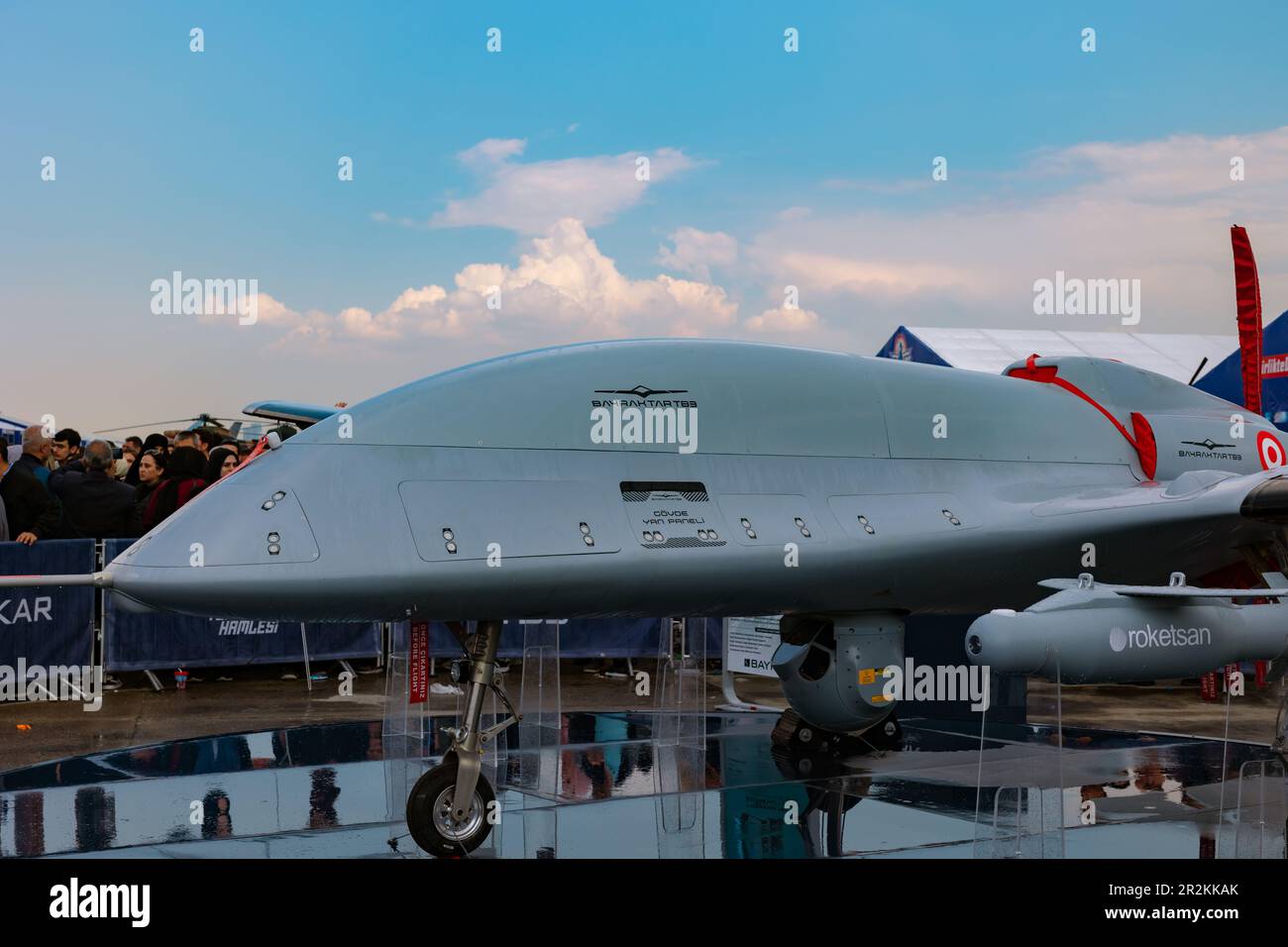 Bayraktar TB3 UCAV in Teknofest 2023. Istanbul Turkiye - 5.1.2023 Stock Photo - Alamy