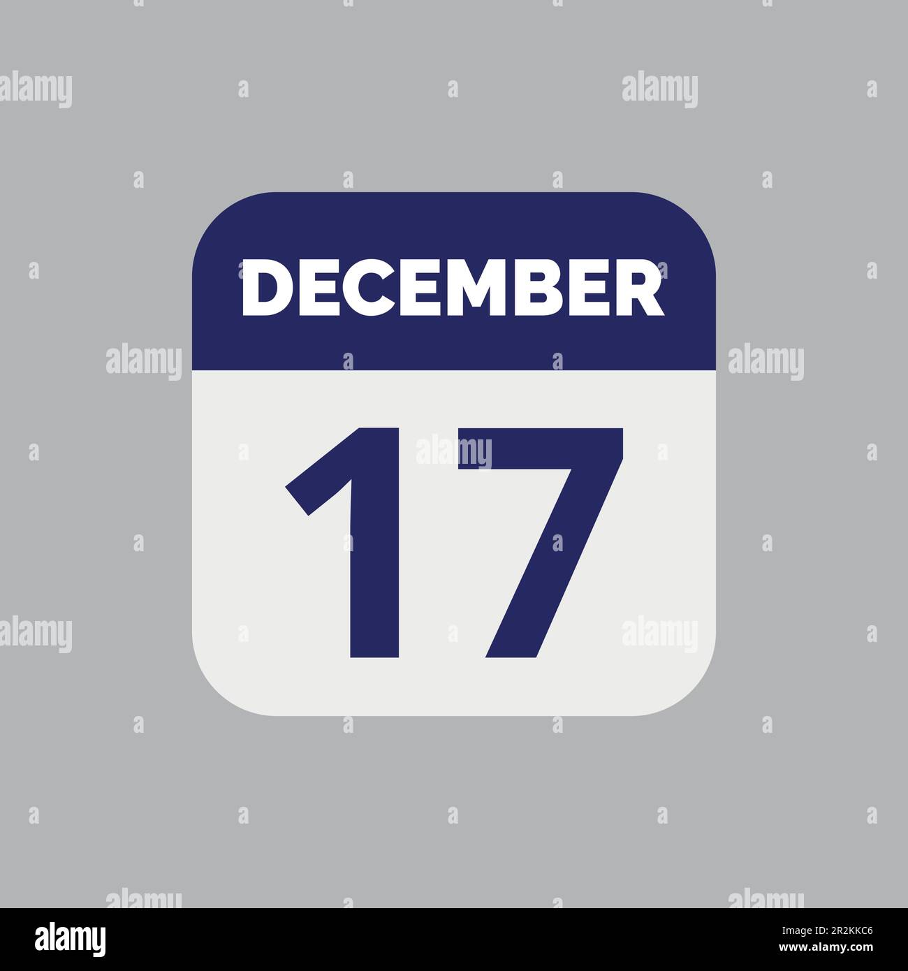 December 17 day 17 Stock Vector Images - Alamy