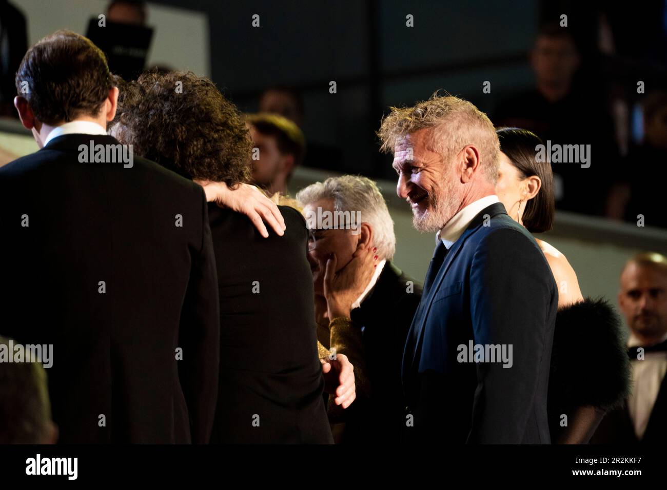Cannes, France, 18th May 2023, Sean Penn, Michael Pitt attends the red ...