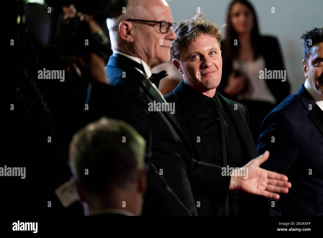 Cannes, France, 18th May 2023, Sean Penn, Michael Pitt attends the red ...