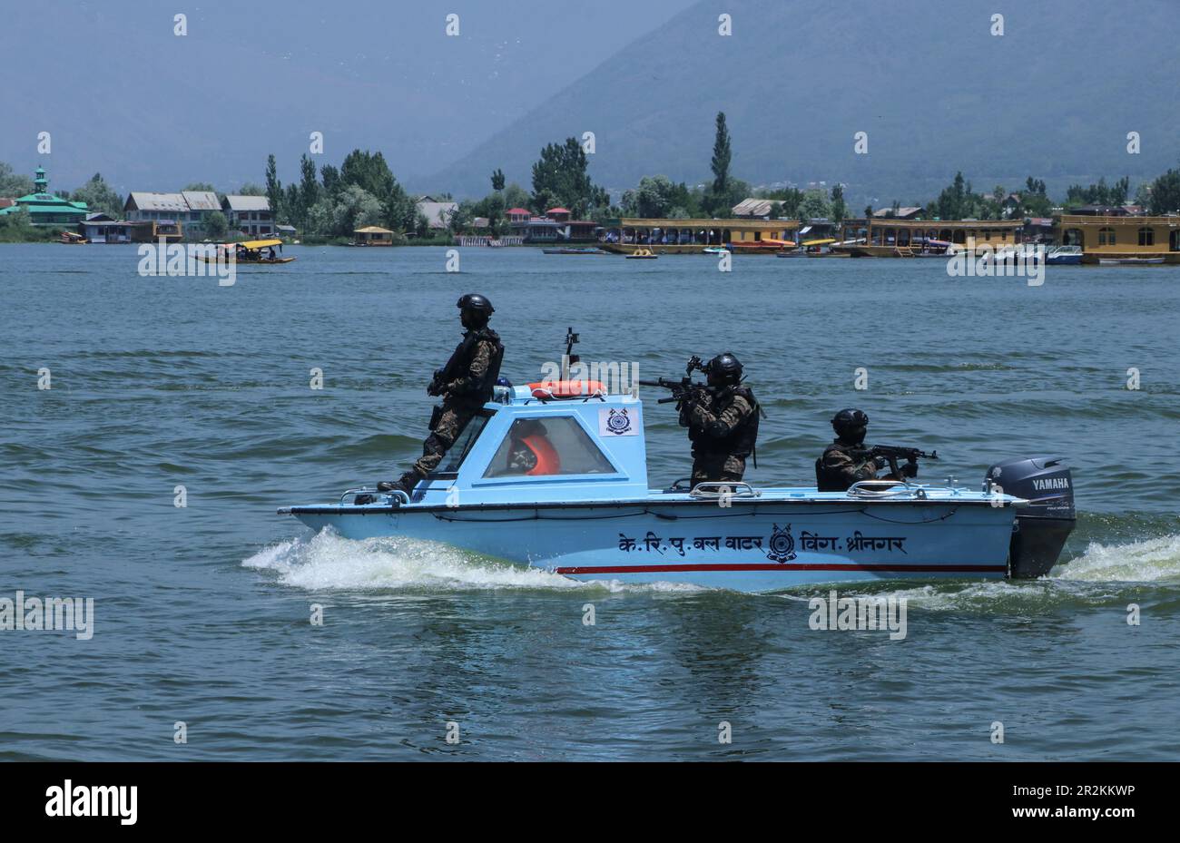May 20, 2023, Srinagar, Jammu and Kashmir, India: Indian paramilitary commandoes conduct a ...