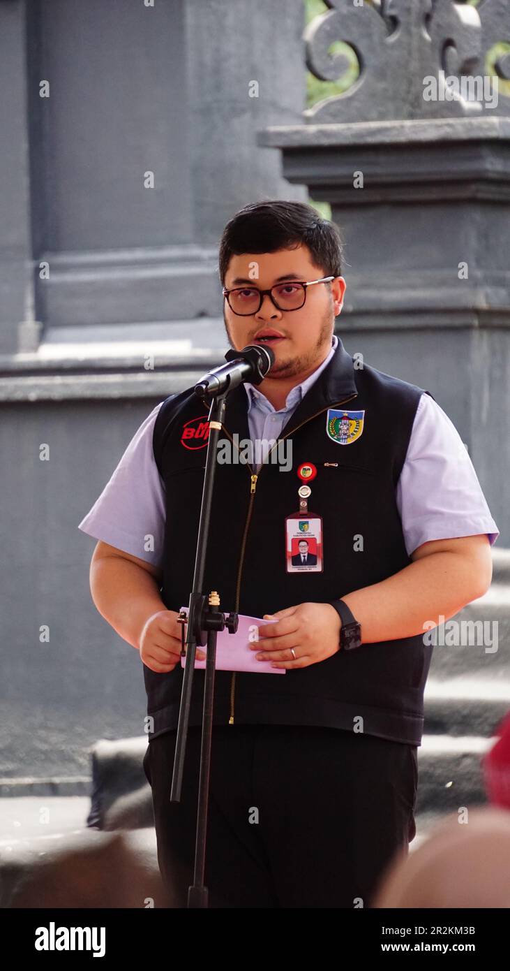 The regent of Kediri Hanindhito Himawan Pramana (Mas Dhito) On the ...