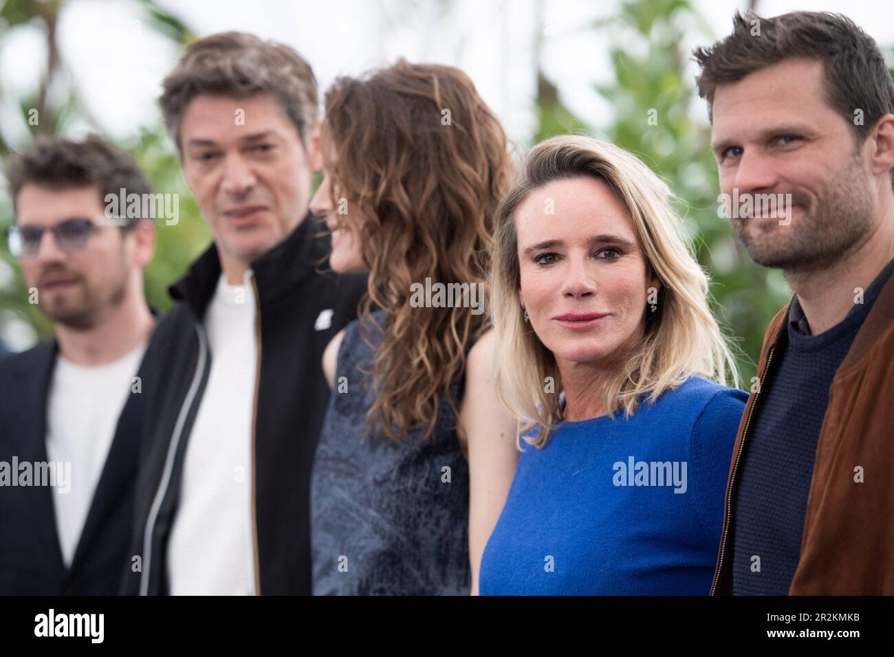Cannes, France. 20th May, 2023. Marilyne Canto, Alexis Michalik ...