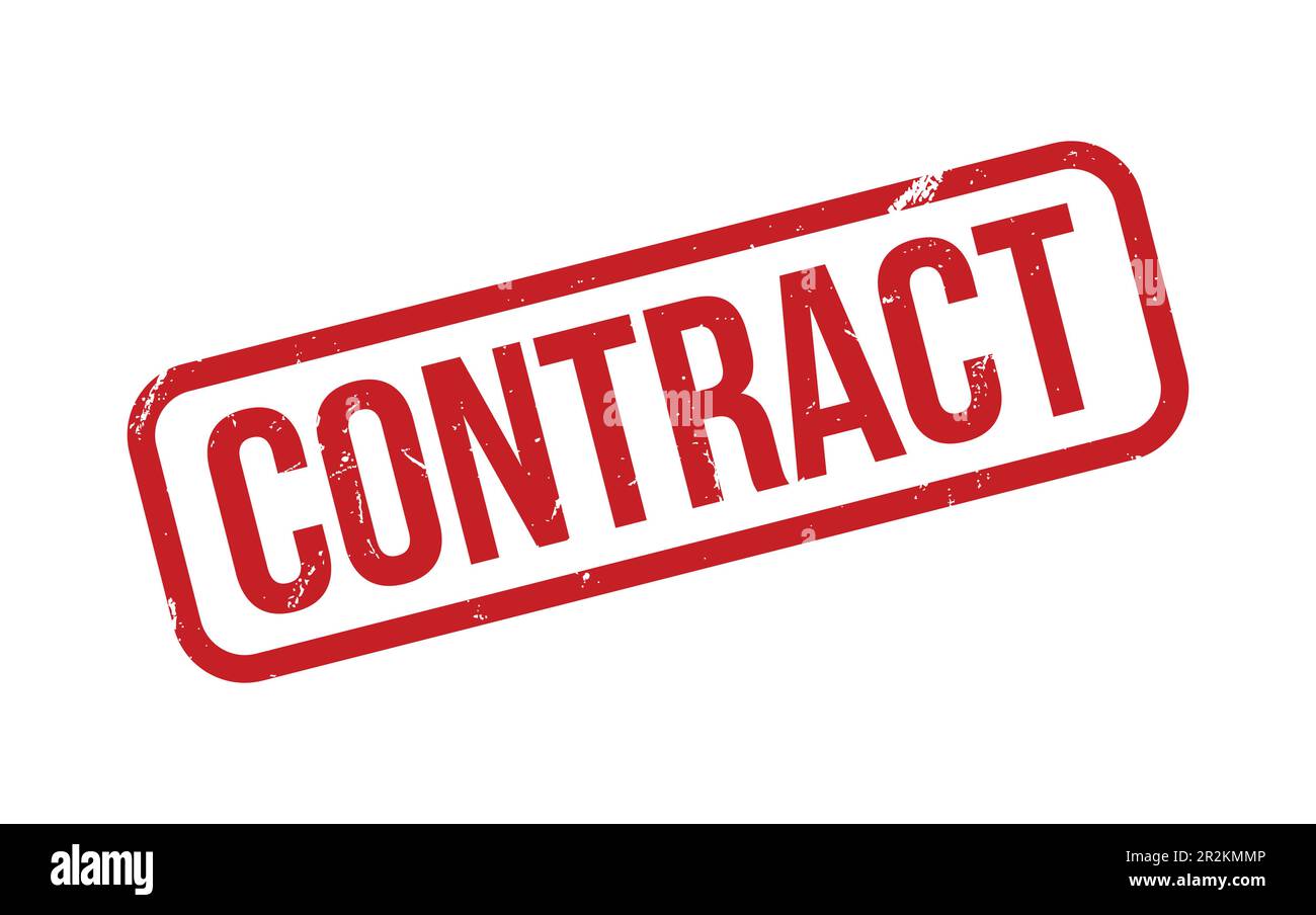 Contract Rubber Stamp Seal Vector Stock Vector Image & Art - Alamy