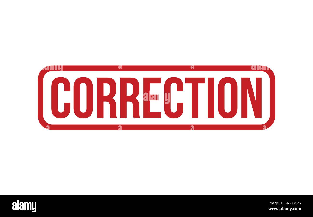 Correction vector vectors hi-res stock photography and images - Alamy