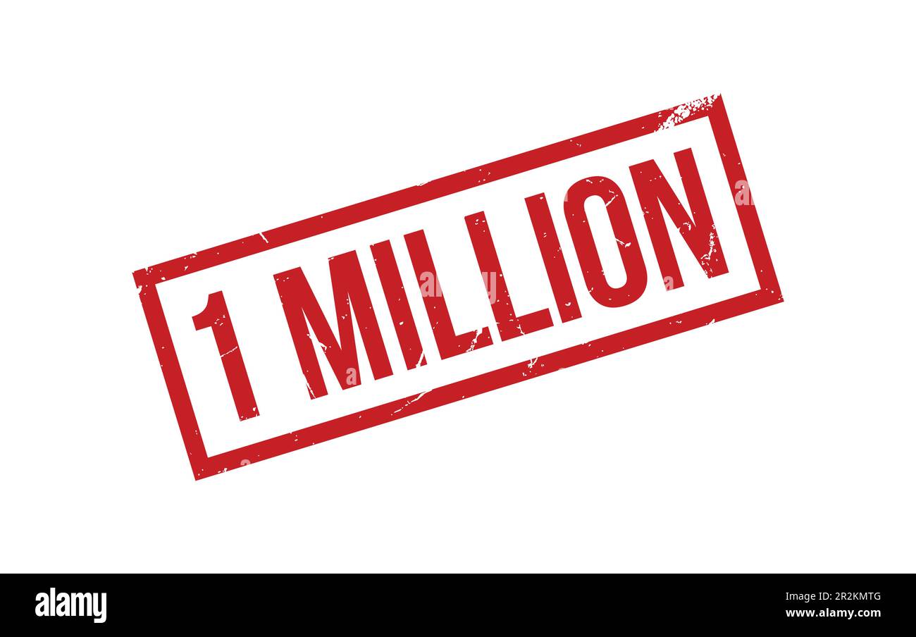 1 Million Rubber Stamp Seal Vector Stock Vector Image & Art - Alamy
