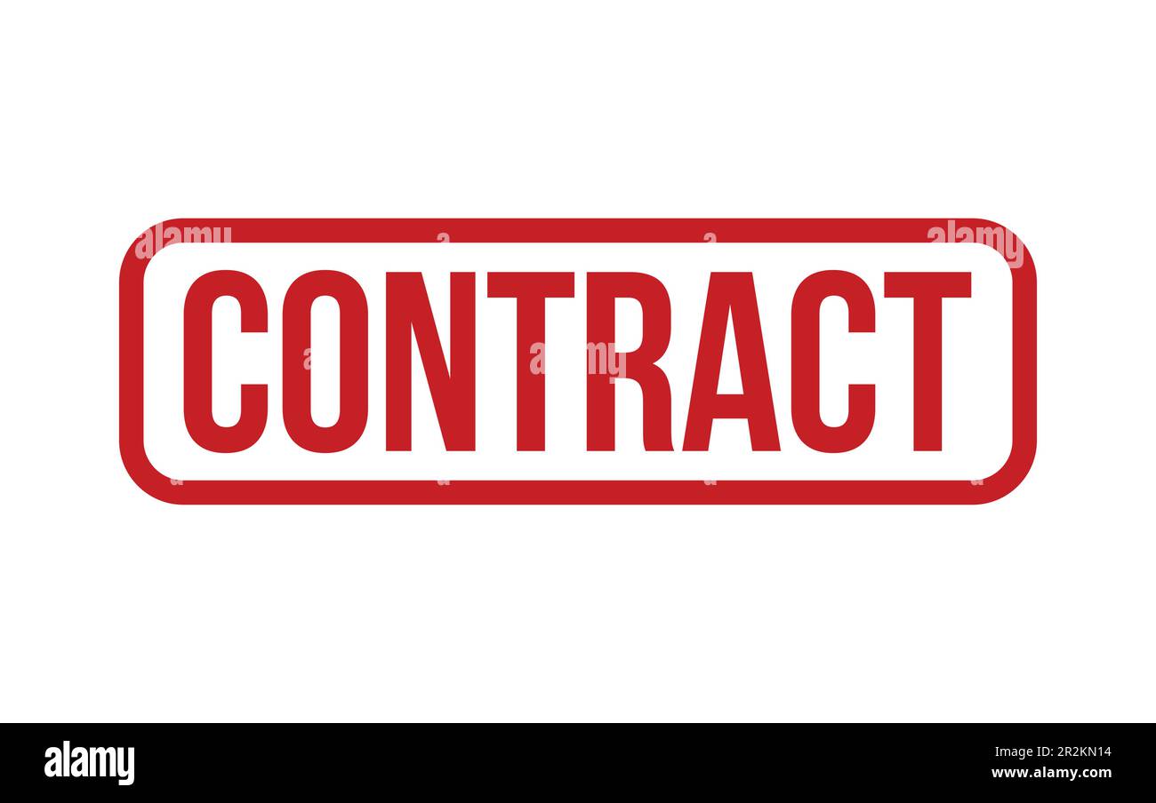 Contract stamp Stock Vector Images - Alamy