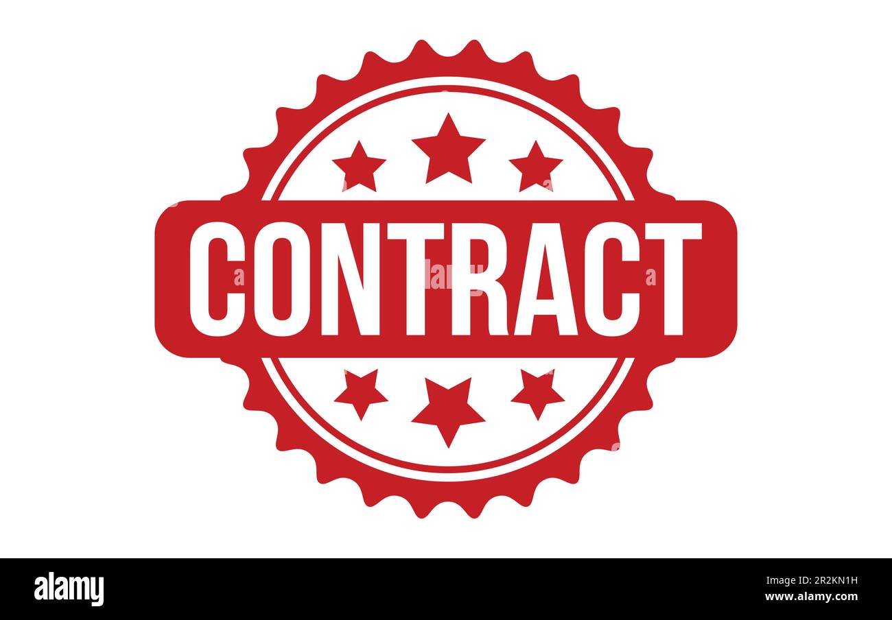 Contract Rubber Stamp Seal Vector Stock Vector Image & Art - Alamy