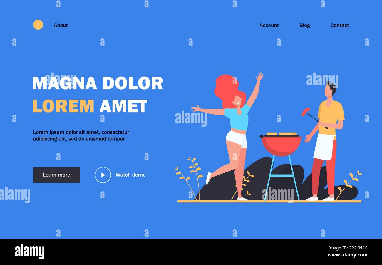 Young couple smiling enjoying Stock Vector Images - Alamy