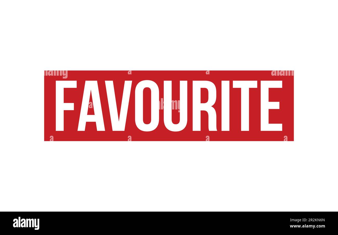 Favourite Rubber Stamp Seal Vector Stock Vector Image & Art - Alamy