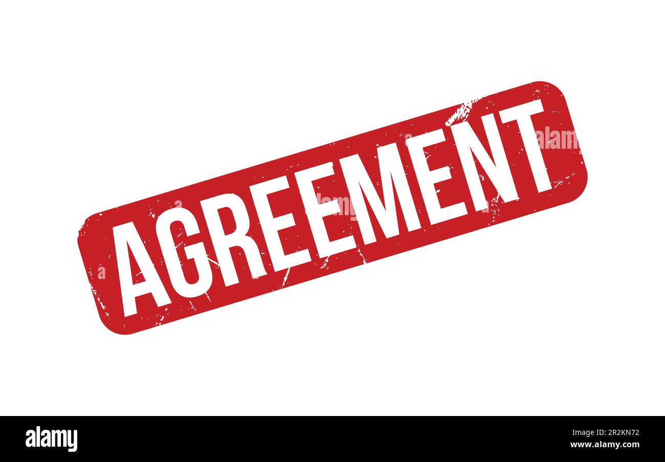 Agreement Rubber Stamp Seal Vector Stock Vector Image & Art - Alamy