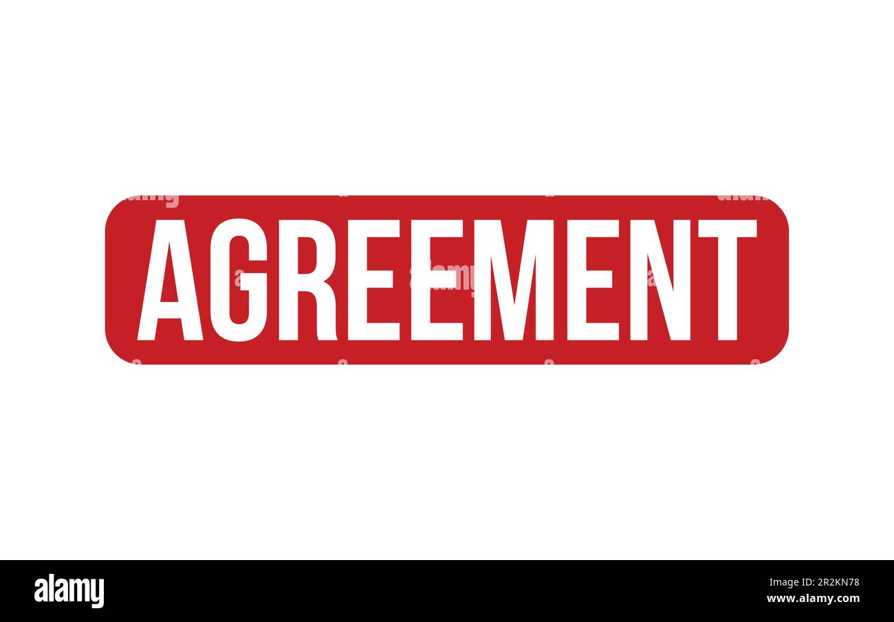 Agreement Rubber Stamp Seal Vector Stock Vector Image & Art - Alamy