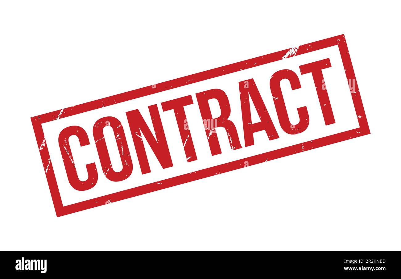 Contract Rubber Stamp Seal Vector Stock Vector Image & Art - Alamy
