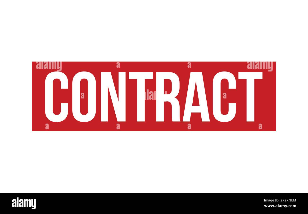 Contract Rubber Stamp Seal Vector Stock Vector Image & Art - Alamy