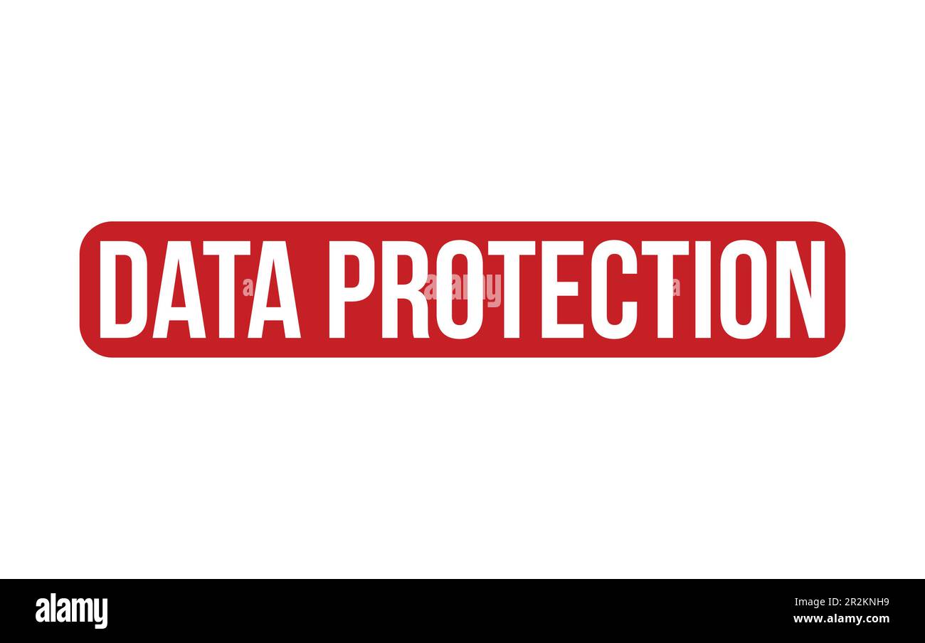 Data protection stamp Stock Vector Images - Alamy