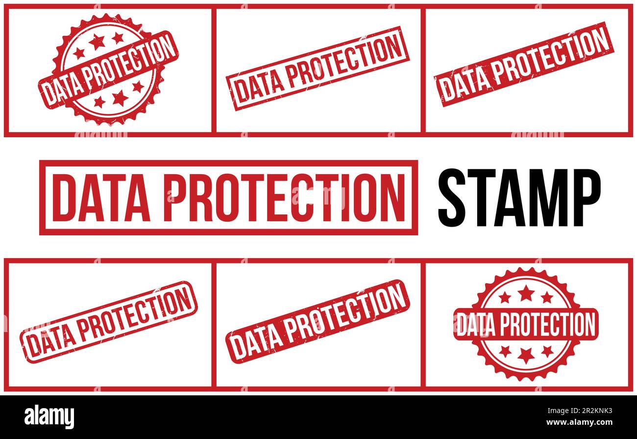 Data protection rubber stamp hi-res stock photography and images - Alamy