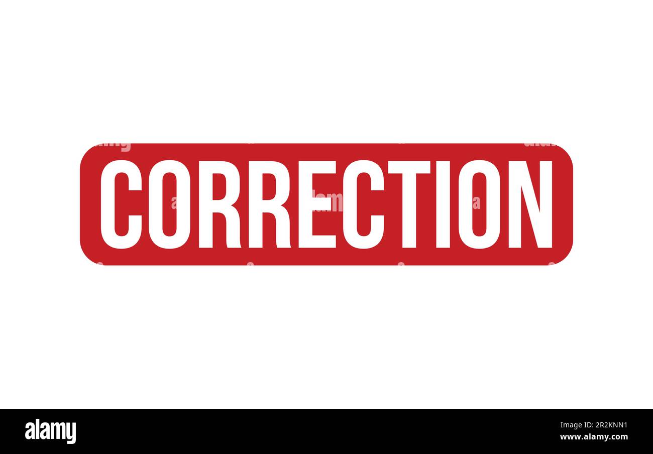 Correction seal hi-res stock photography and images - Alamy