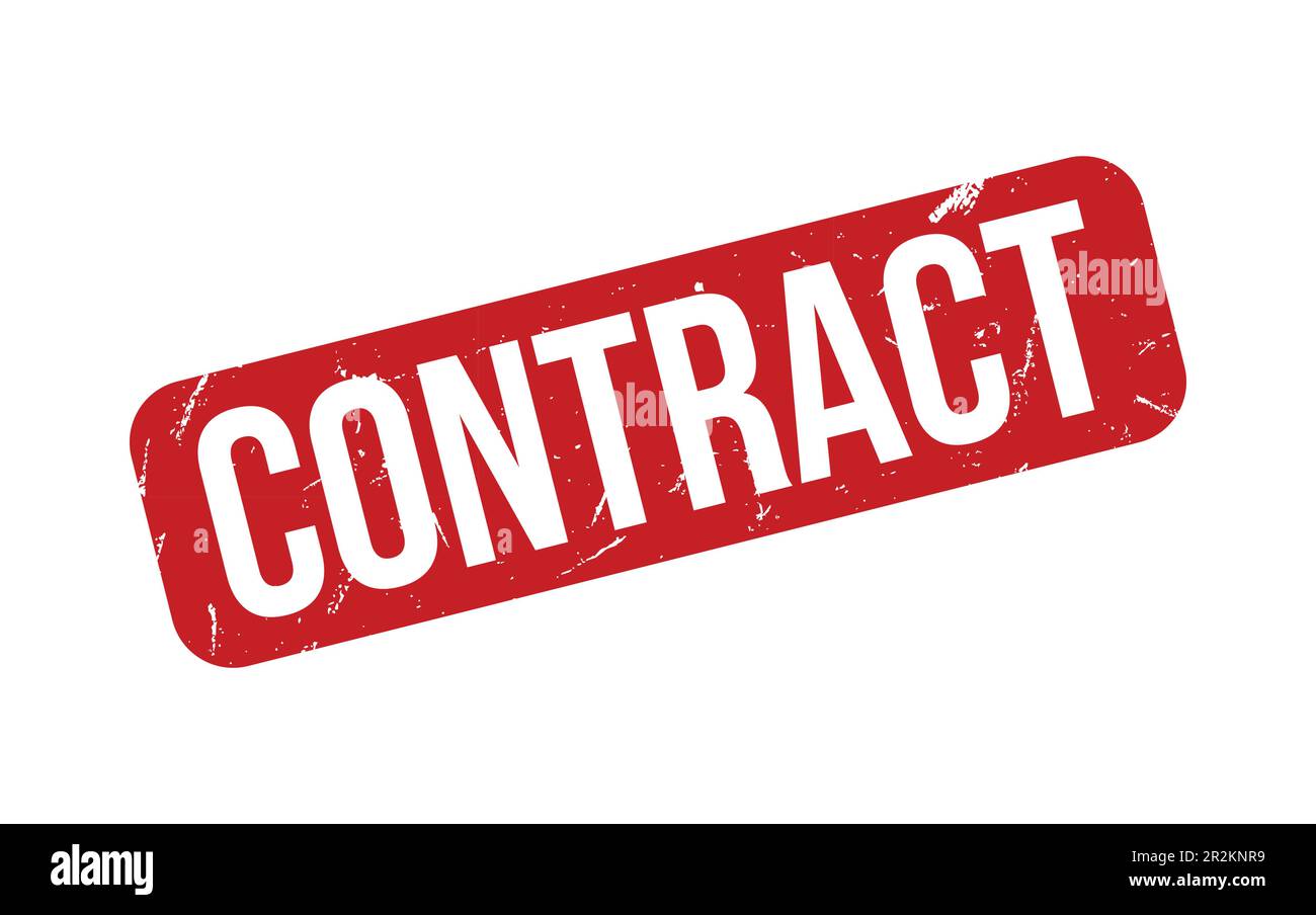 Contract Rubber Stamp Seal Vector Stock Vector Image & Art - Alamy