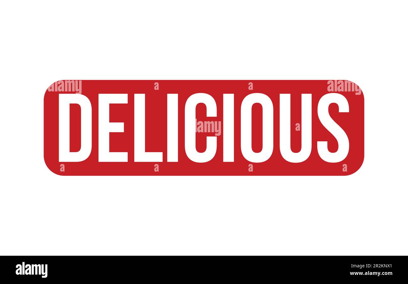 Delicious Rubber Stamp Seal Vector Stock Vector Image & Art - Alamy