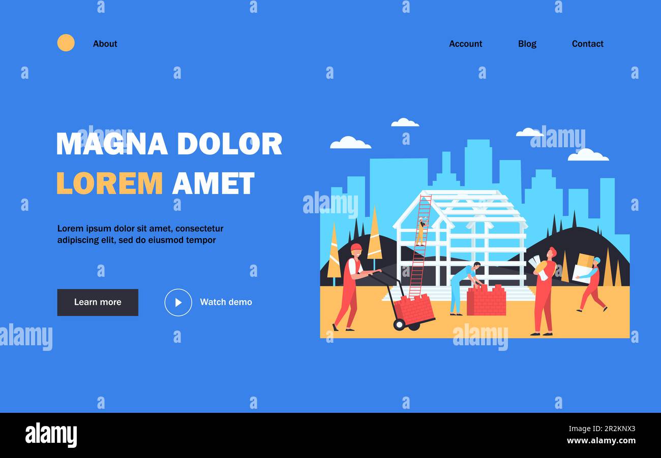 Teamwork house wall Stock Vector Images - Alamy