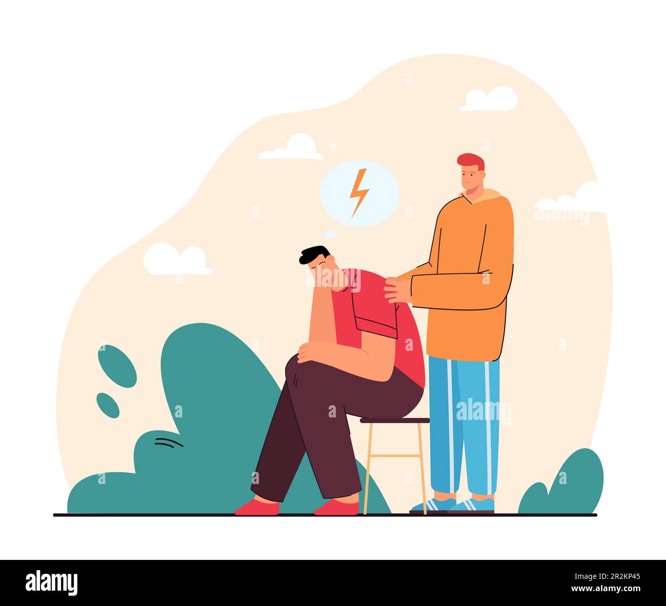 Loss of parent Stock Vector Images - Alamy