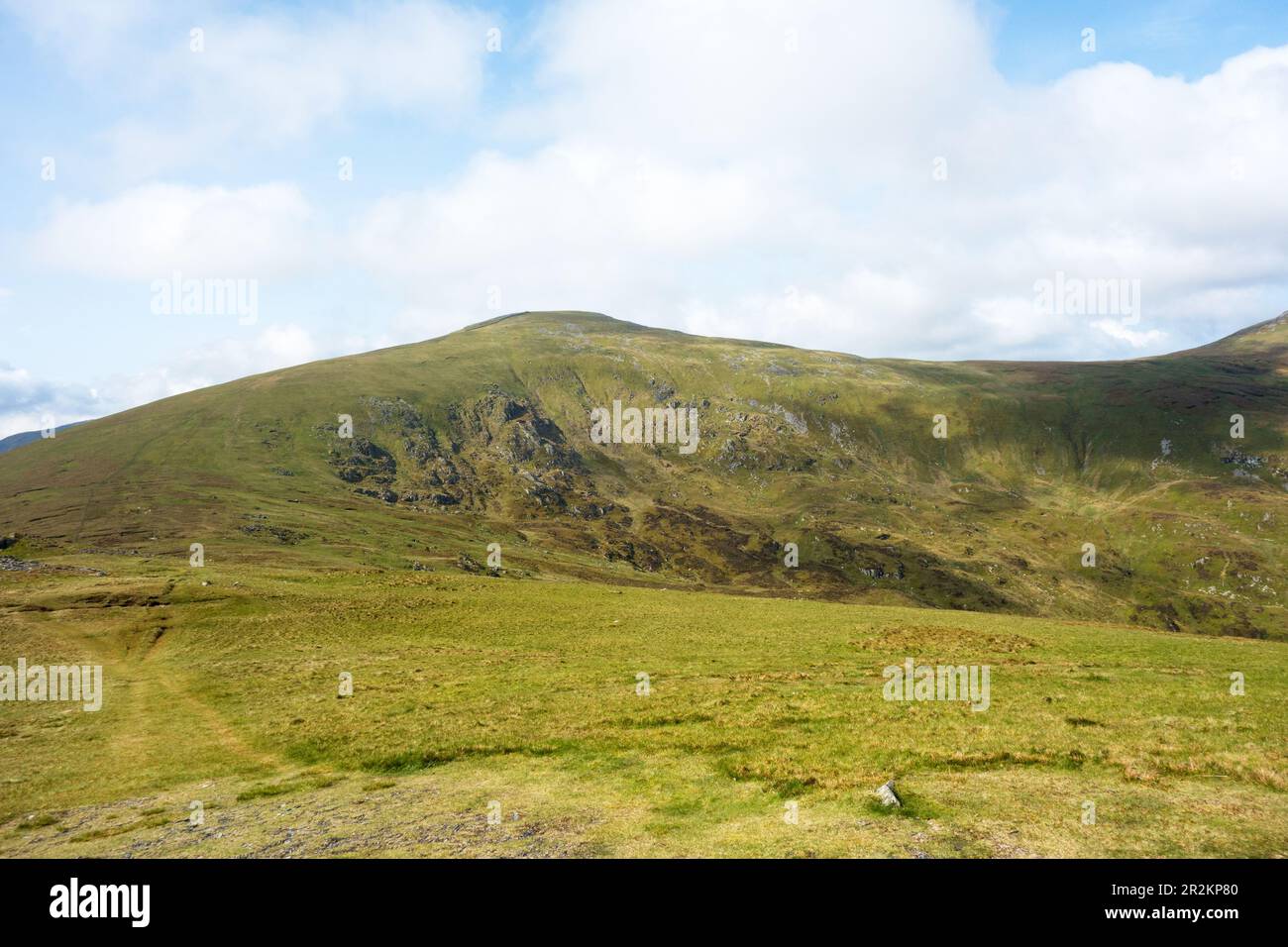 the Welsh mountain Foel-Fras in the Carneddau North Wales Stock Photo ...