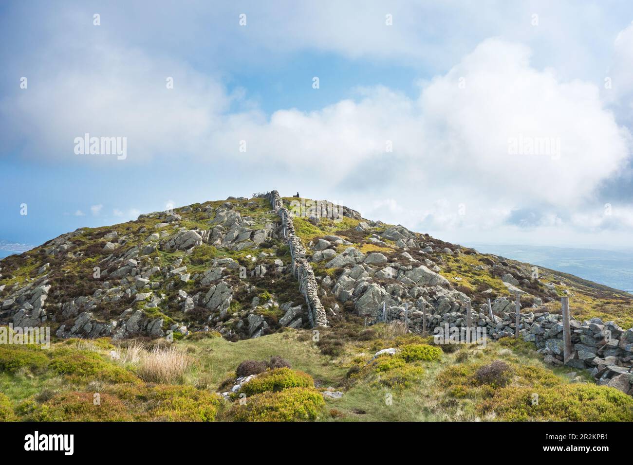 The Welsh mountain Tal-Y-Fan in the Carneddau North Wales Stock Photo ...