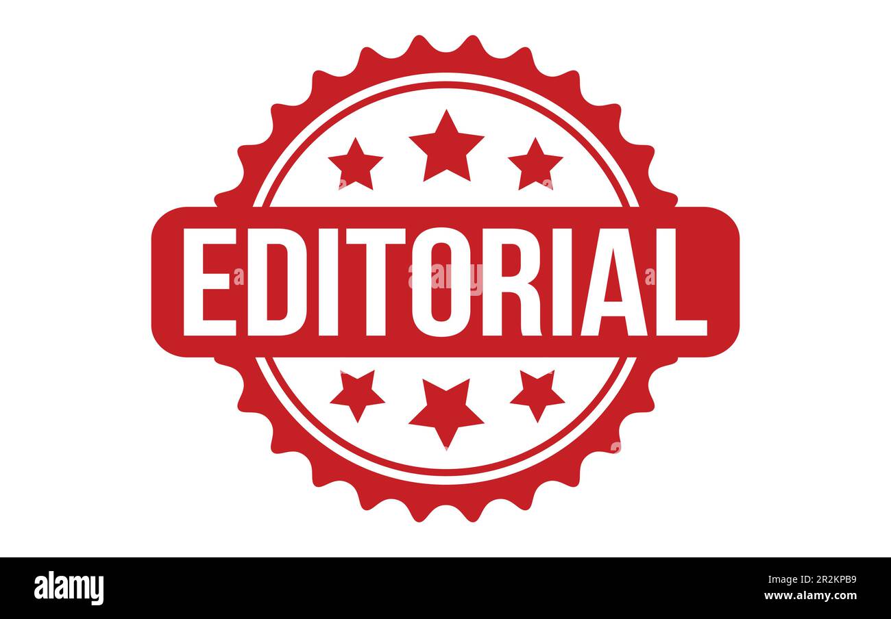 Editorial Rubber Stamp Seal Vector Stock Vector Image & Art - Alamy