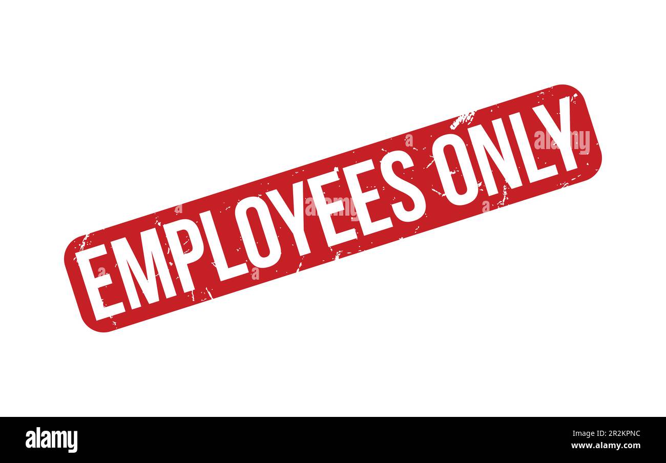 Employees only seal hi-res stock photography and images - Alamy