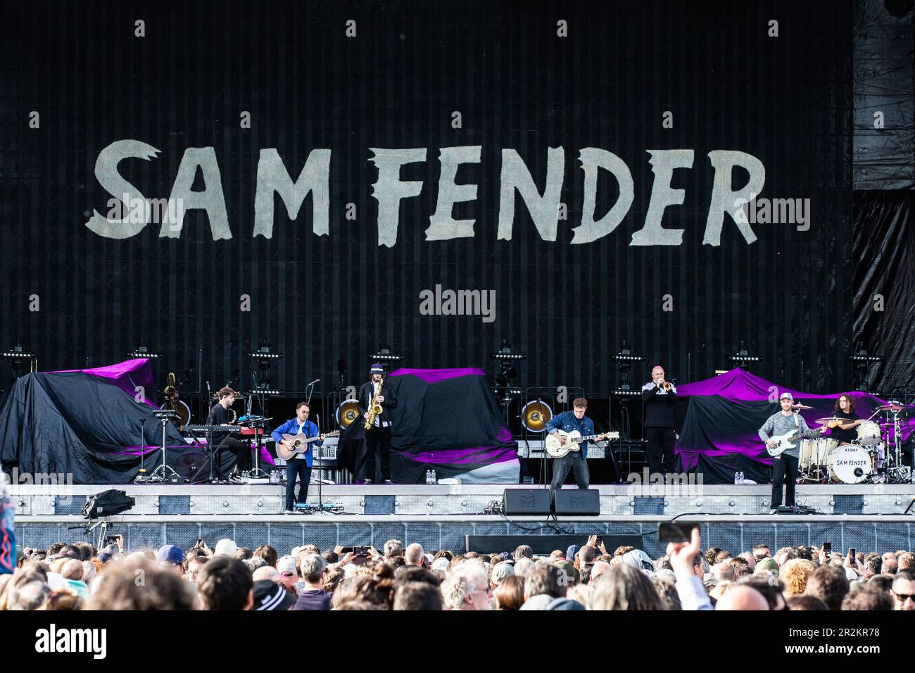 Ferrara Italy. 18 May 2023. The English singer/songwriter and actor SAM ...
