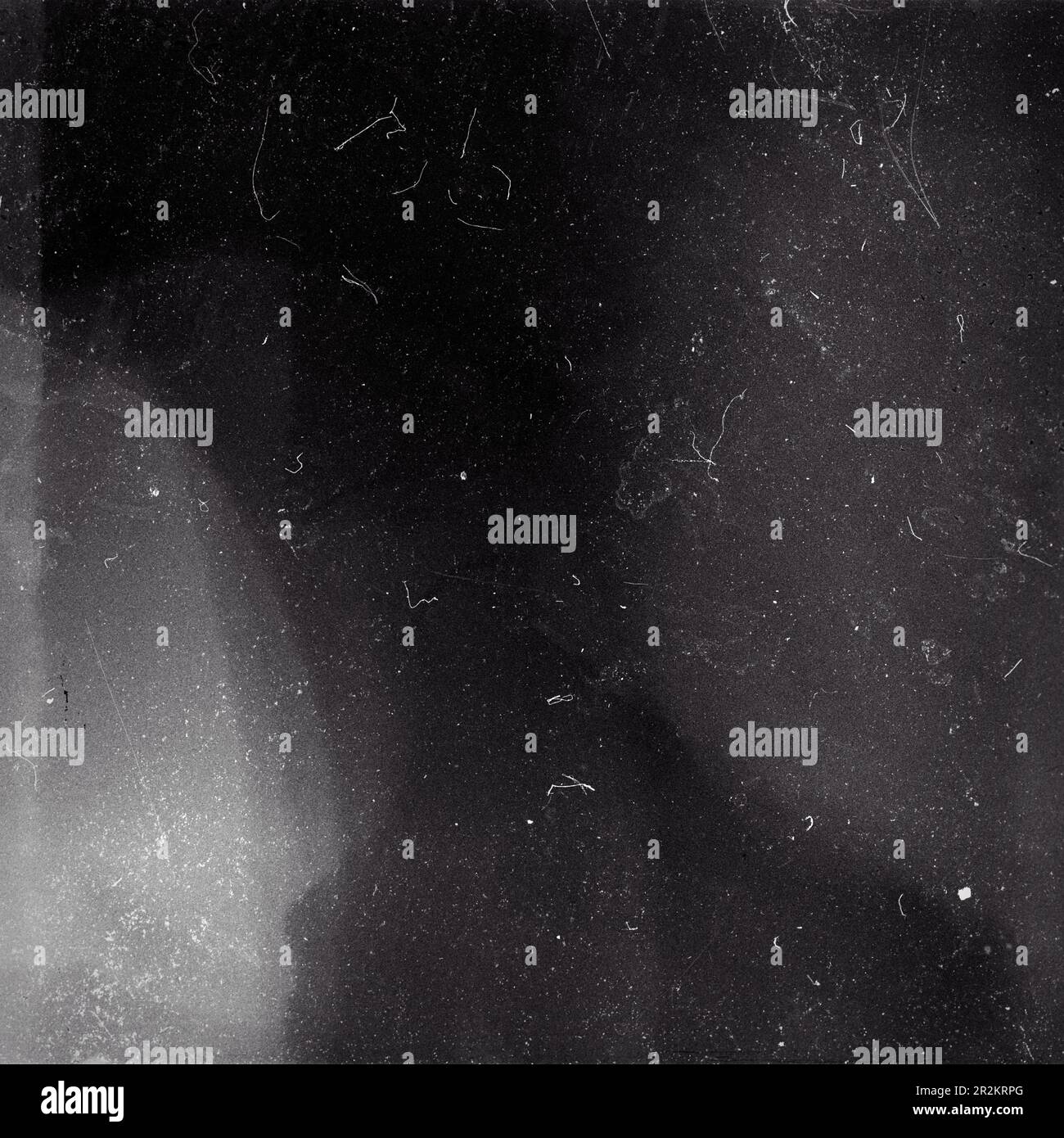 Blank grained film strip texture background with heavy grain and dust ...