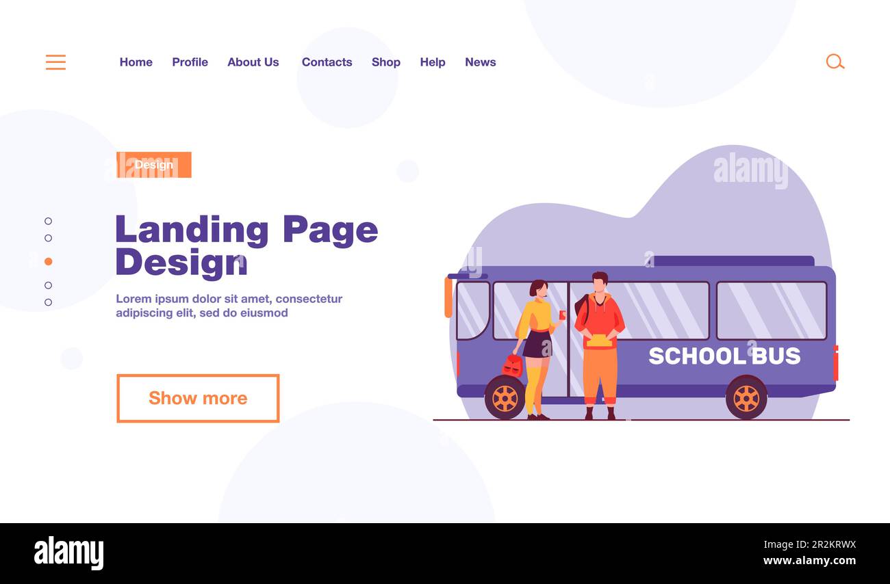 School Bus Vector Profile