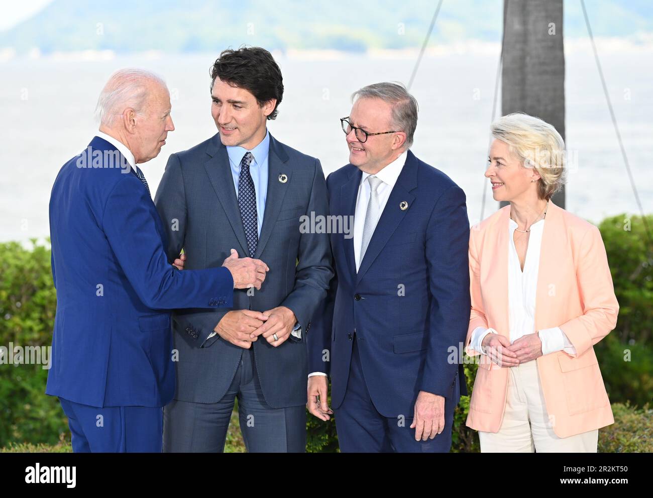 Hiroshima, Japan. 20th May, 2023. US President Joe Biden (L), Speaks ...