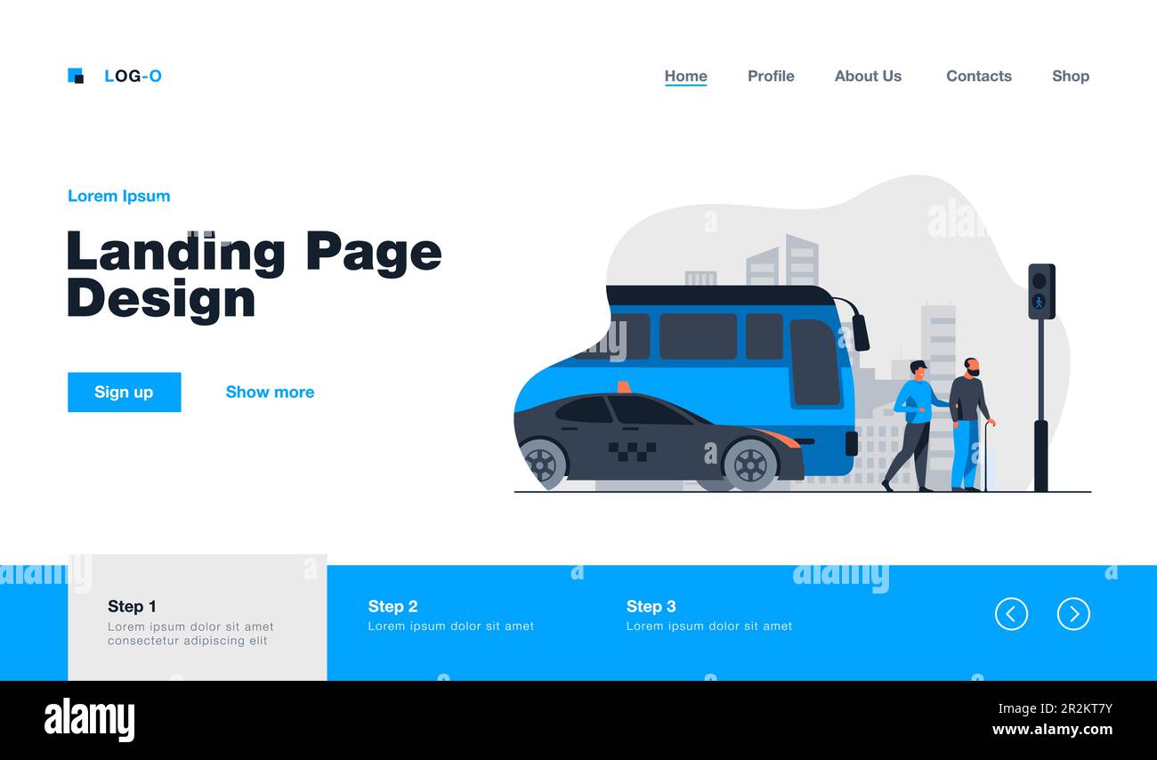 Helping elderly cross street hi-res stock photography and images - Alamy