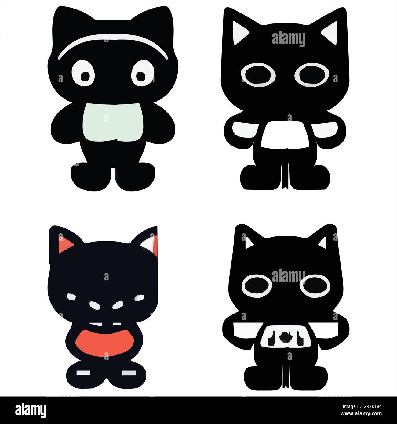 Cute cartoons designs vector file Stock Vector Image & Art - Alamy