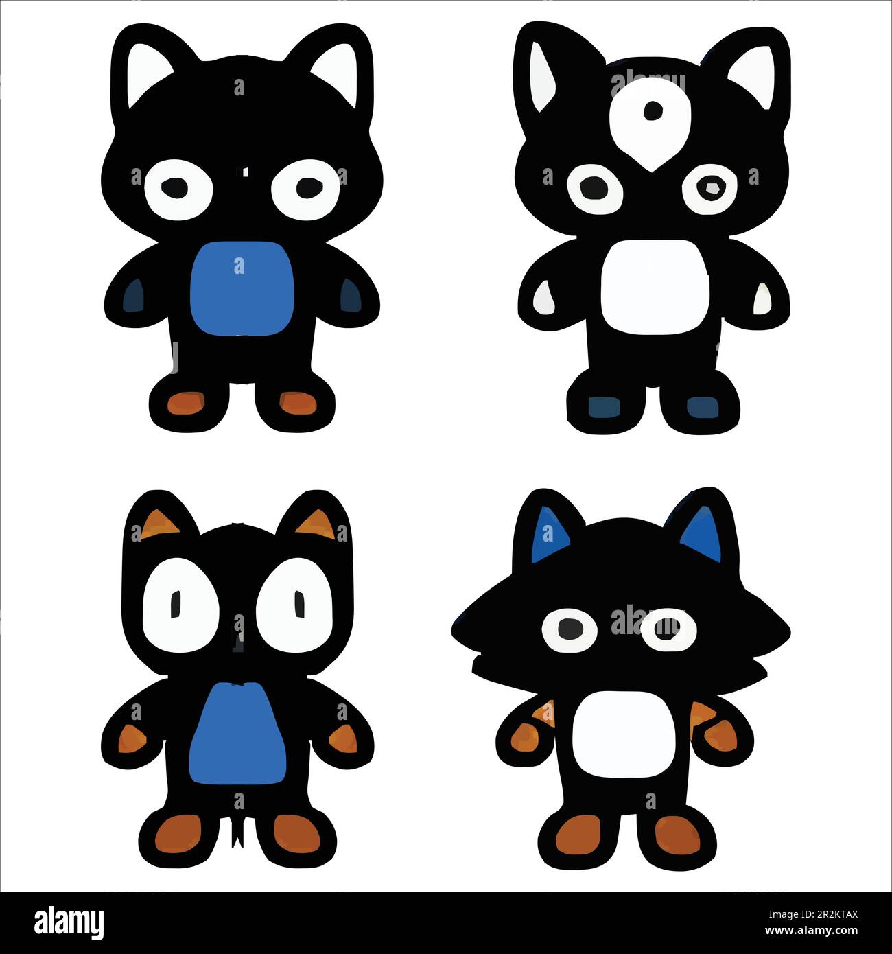 Cute cartoons designs vector file Stock Vector Image & Art - Alamy