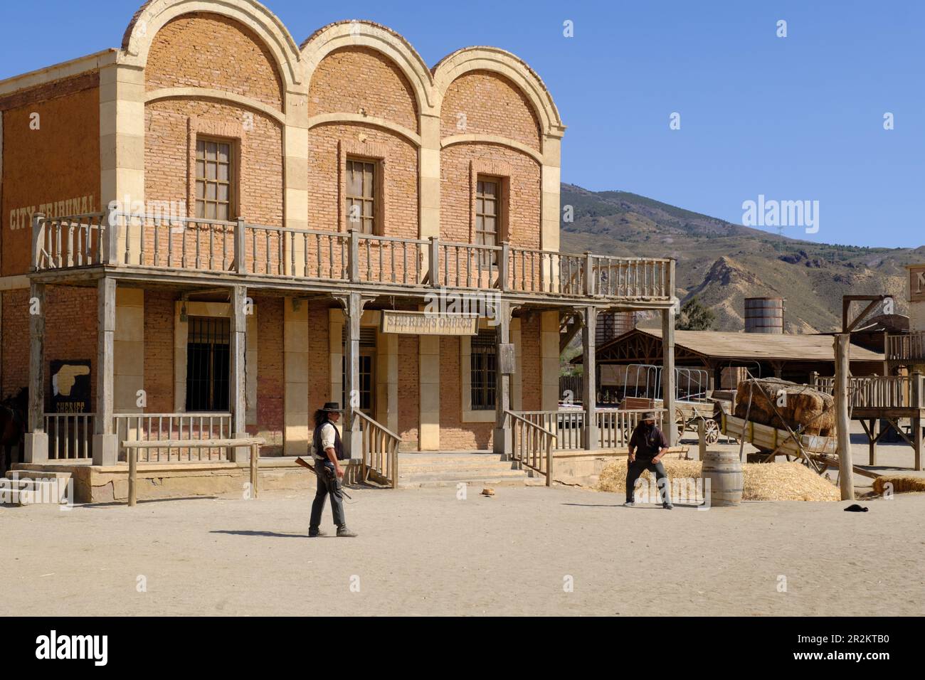 Mini hollywood film set hi-res stock photography and images - Alamy