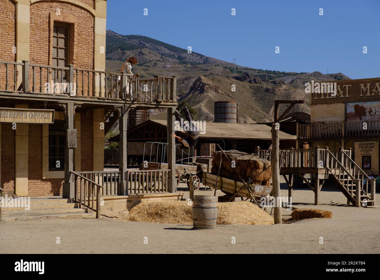 Oasys Mini Hollywood, Tabernas desert, Andalucía, Spain Stock Photo - Alamy