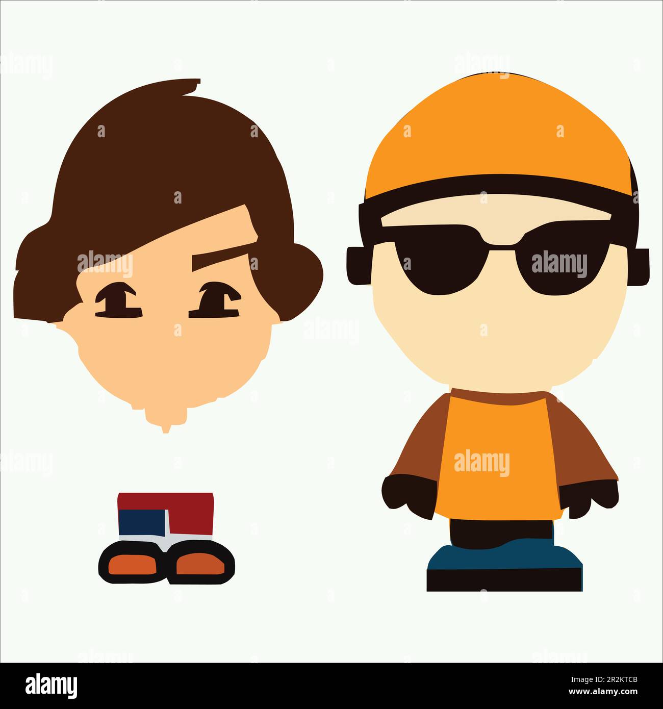 Cute cartoons designs vector file Stock Vector Image & Art - Alamy