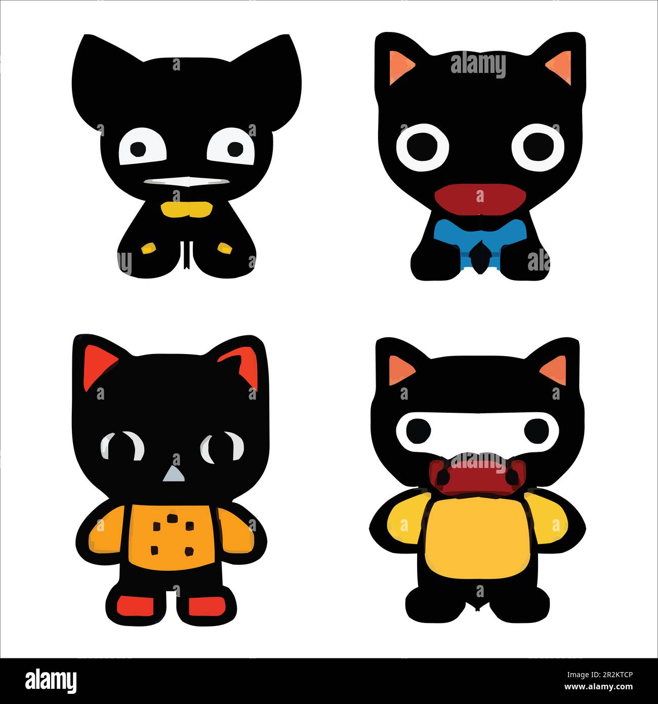 Cute cartoons designs vector file Stock Vector Image & Art - Alamy