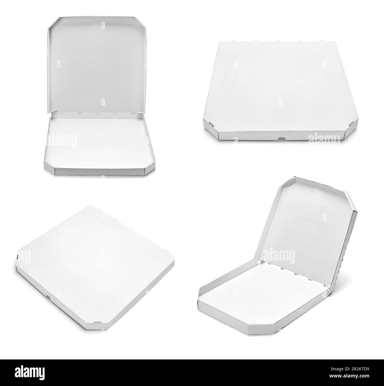 pizza box food cardboard delivery package Stock Photo - Alamy